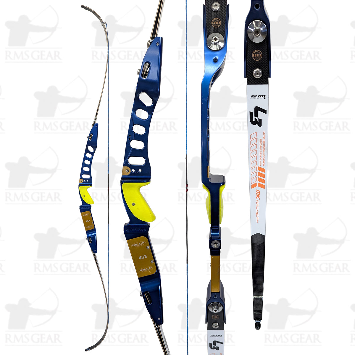 Gillo G1 Riser w/ MK Archery L3 Limbs - 36@28 - 70" - MO3260 — Rocky ...