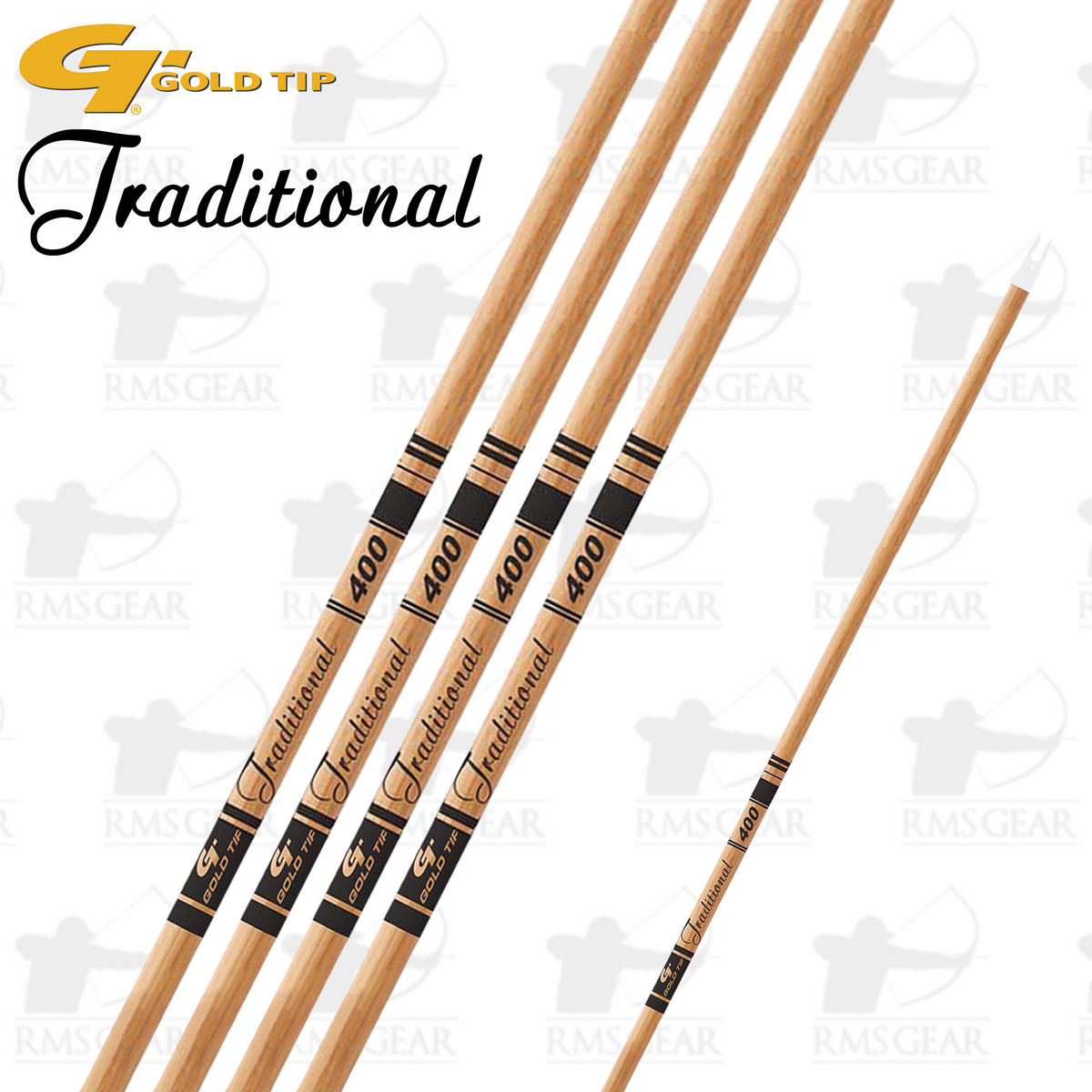 Gold Tip Traditional Shafts (1/2dz) — Rocky Mountain Specialty Gear